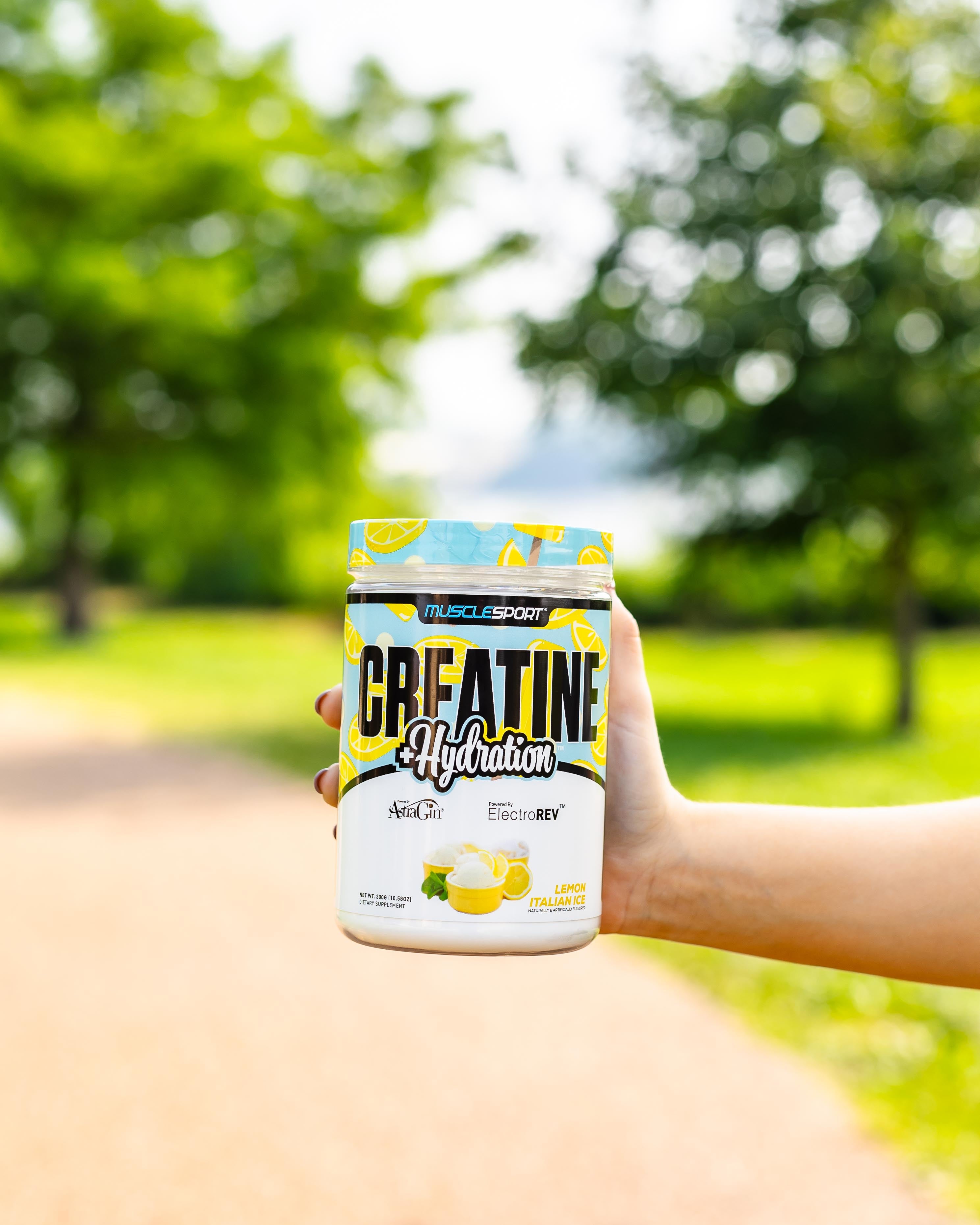 Creatine + Hydration: Lemon Italian Ice - The Rundown – Musclesport®