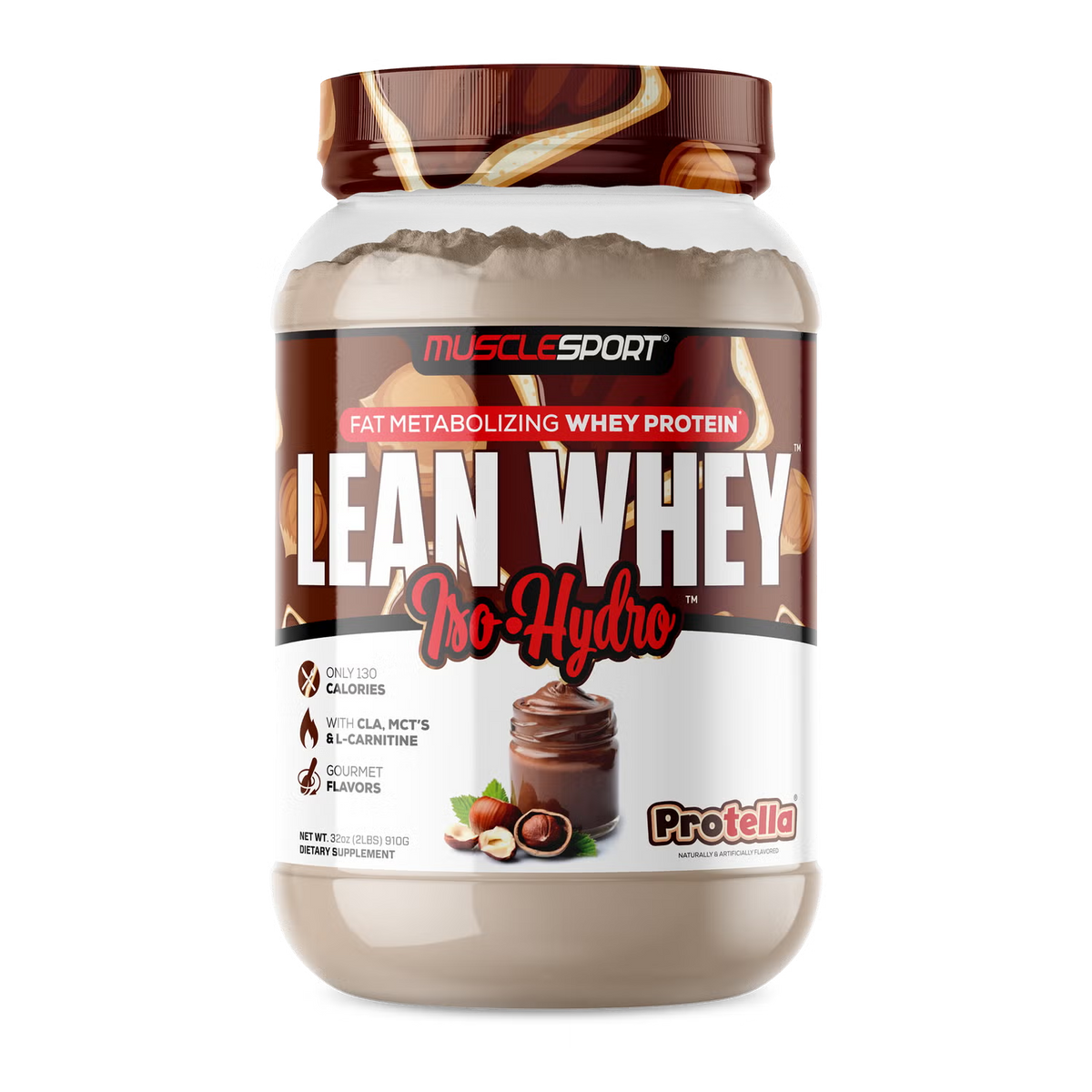 Lean Whey® Iso Hydro 2lb | MuscleSport® Whey Protein Isolate Powder ...