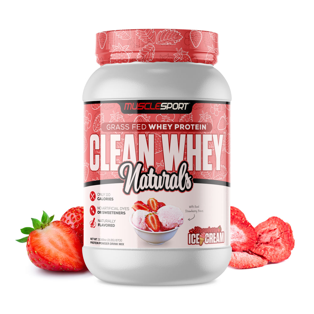 Clean Whey™ Naturals Grass Fed Protein 2lb – Musclesport®