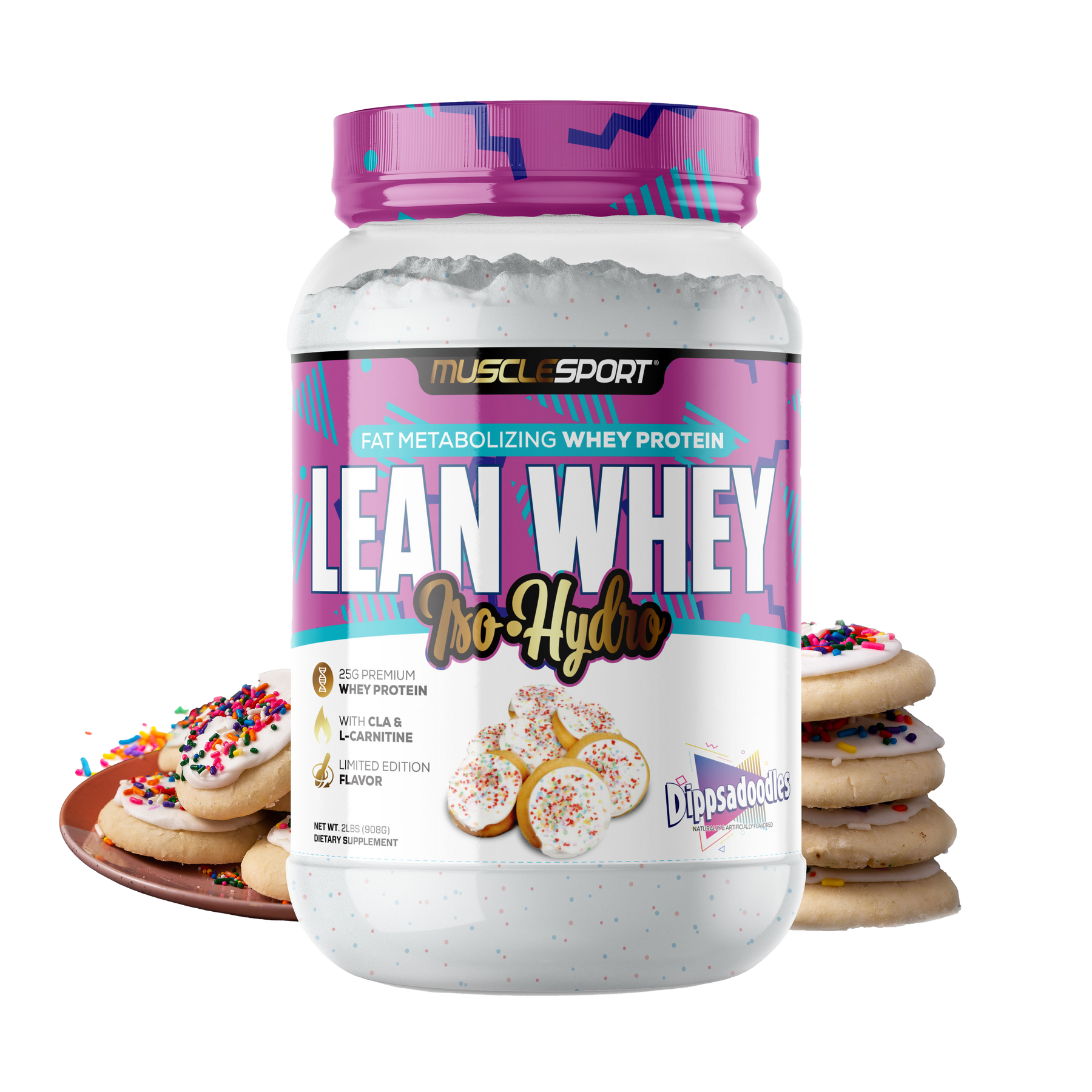 Lean Whey® Iso Hydro 2lb | MuscleSport® Whey Protein Isolate Powder ...