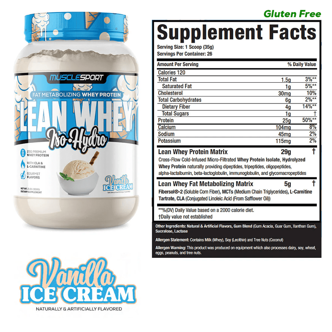 Lean Whey™ Iso Hydro 2lb | MuscleSport® – Musclesport®