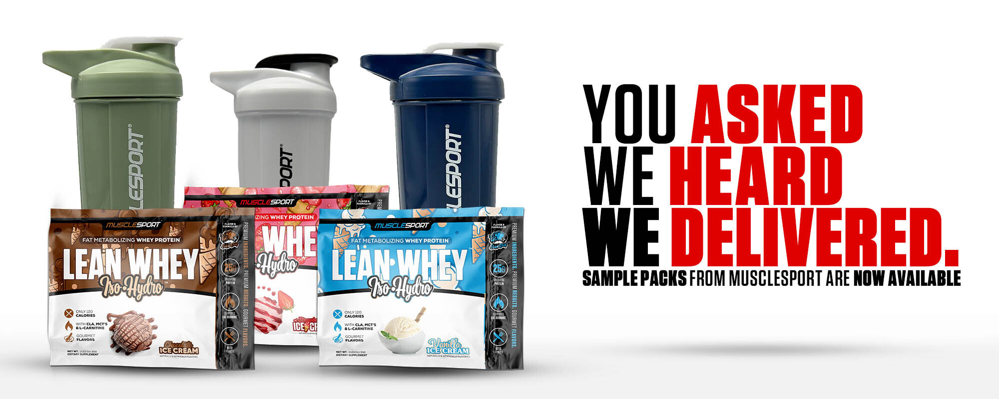 The Lean Whey Starter Kit – Musclesport®