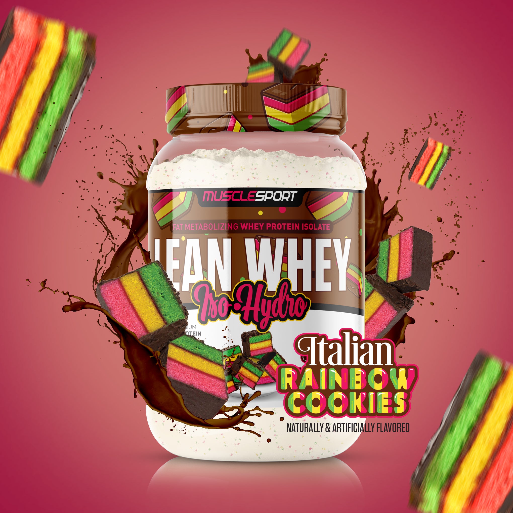 Lean Whey Italian Rainbow Cookie – Musclesport®