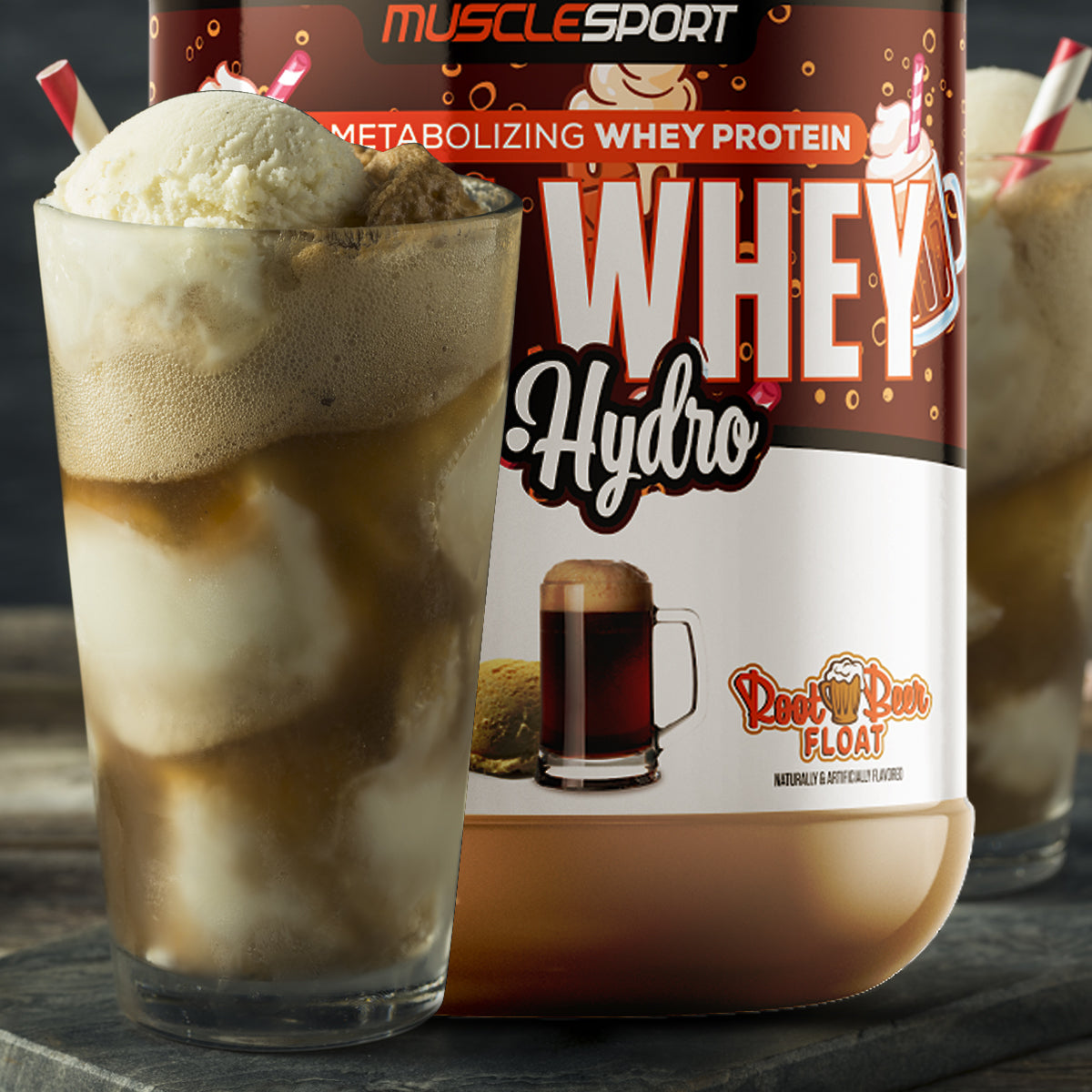 Lean Whey Root Beer Float – Musclesport®
