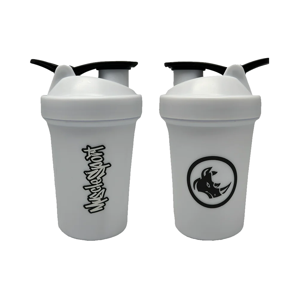 Musclesport Rhino Clear & White Graffiti Shorty Shaker – Musclesport®